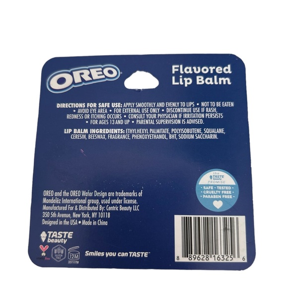 Taste Beauty | Makeup | Oreo Flavored Lip Balm | Poshmark